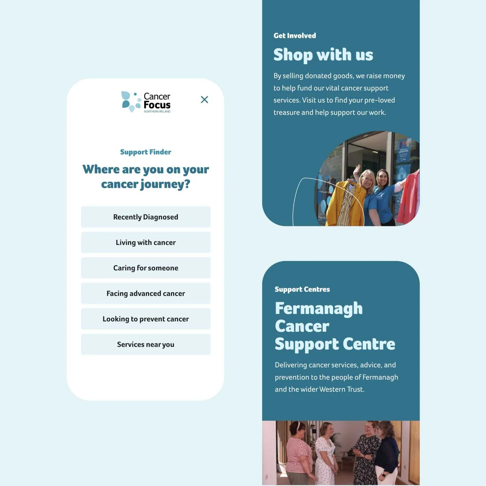 Cancer Focus Northern Ireland | Craft CMS & Raiser’s Edge… | Eyekiller